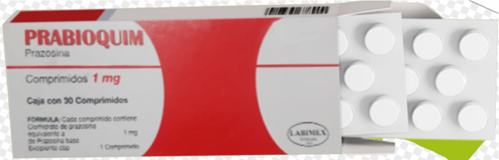 Prazosina Capsula o Comprimido a 1 mg – Roana Farma